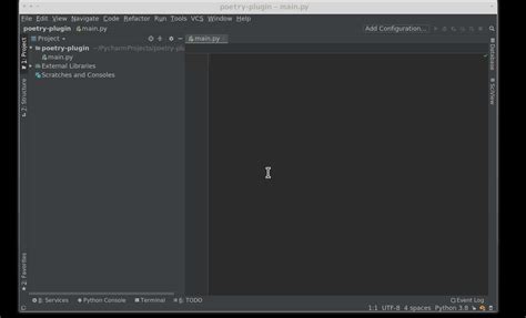 Poetry Pycharm Plugin