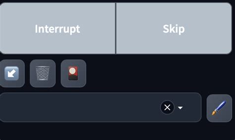 i m missing buttons for saving prompts and writing them into