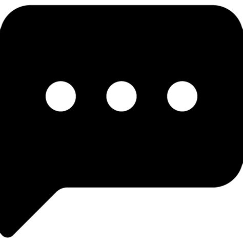 Chat Left Dots Fill Icon Svg Png Free Download