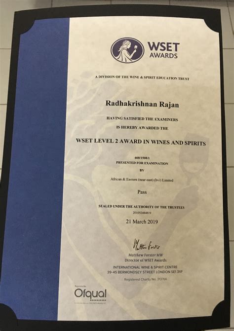 Successfully Wset2 Completed Radhakrishnan R