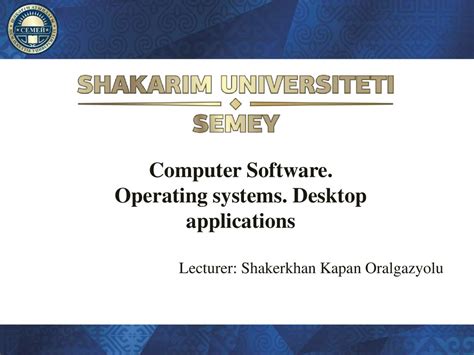 Computer Software Operating Systems Desktop Applications Online Presentation