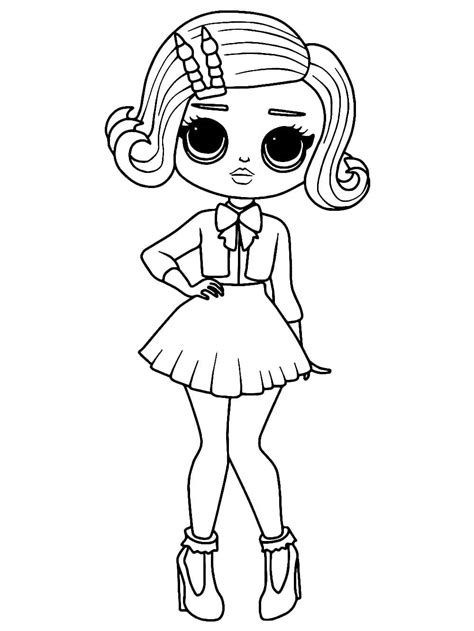 Uptown Girl Lol Surprise Omg Coloring Page Download Print Or Color Online For Free