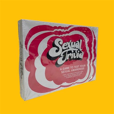 Sex Trivia Game Etsy