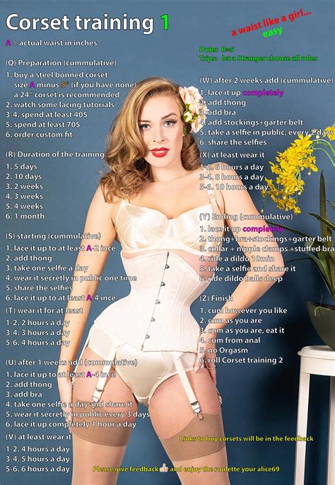 Corset Training Waist Korsett Fap Roulette