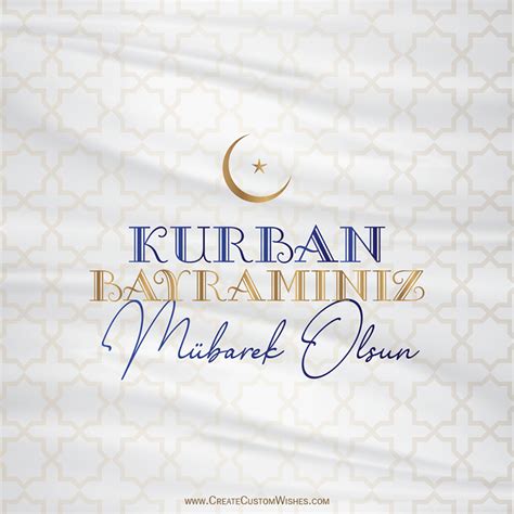 Create Kurban Bayraminiz Mubarek Olsun Greetings Ccw