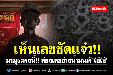 ข่าว Like สาระ มามุงตรงนี้ ส่องเลขอ่างน้ำมนต์ ไอ้ไข่ เห็นชัดแจ๋ว