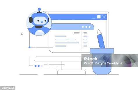 Artificial Intelligence Computer Screen Using Ai Chat Bot For Writing Programming Code Neural
