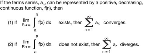 Integral Test