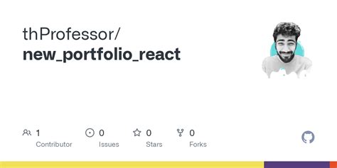Github Thprofessornewportfolioreact