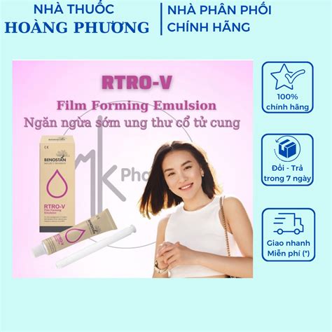 Kem Rtro V Film Forming Emulsion Giúp Hỗ Trợ Loại Bỏ Hpv Suimàogà