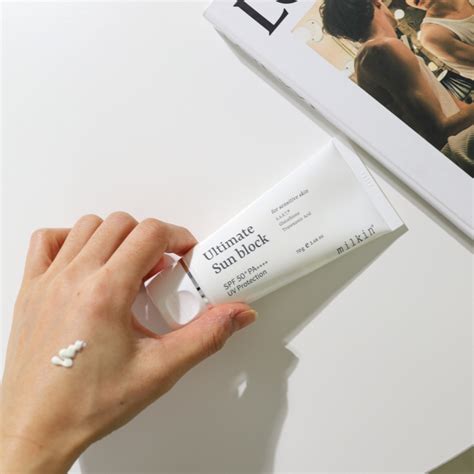 선크림 추천 민감피부도 편안한 데일리 선크림 밀킨 U 얼티밋 선블록 네이버 블로그