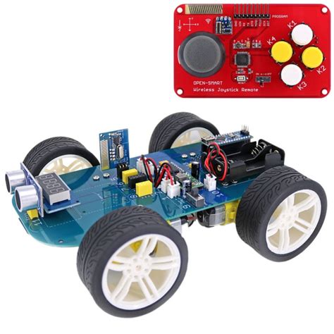 Easy Plug 4wd 433mhz Wireless Joystick Remote Control Rubber Wheel Gear