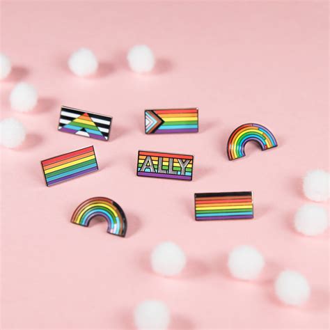 The Lgbt Ally Flag Enamel Pin
