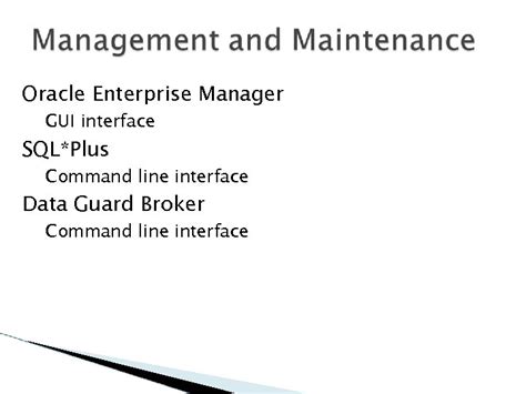 Introduction To Data Guard Oracle Data Guard