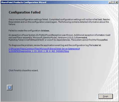Sqlcoffee Failed To Create Configuration Database