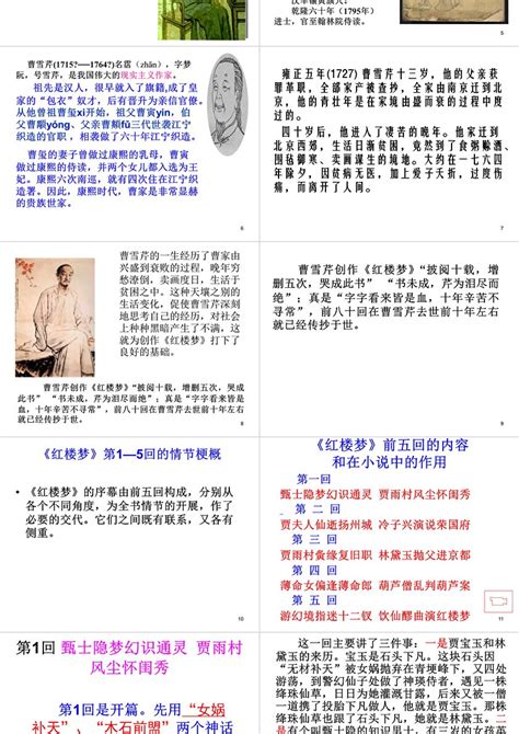红楼梦PPT课件 卡卡办公