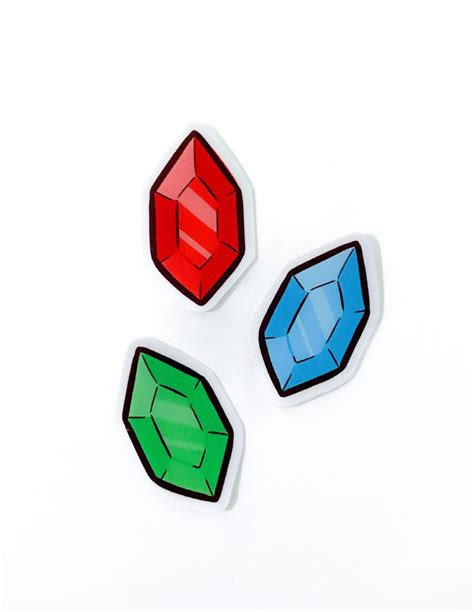 Legend Of Zelda Rupee Sticker Pack Zelda Illustration Green Rupee