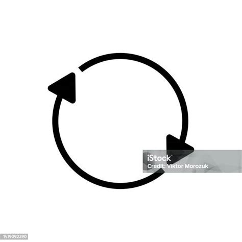 Set Of Circle Arrow Vector Icons Refresh And Reload Arrow Icon