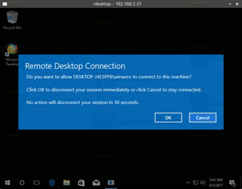 connect to windows 10 using remote desktop rdp