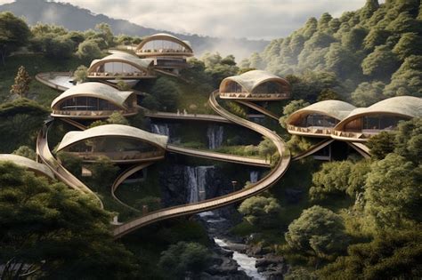 Premium Ai Image Concept Of Sustainability In The Rural And Ecological Tourism Industry