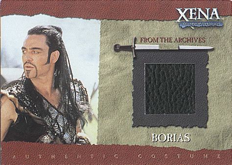 Xena Warrior Princess Xena Borias Sword Original Prop Trading Cards