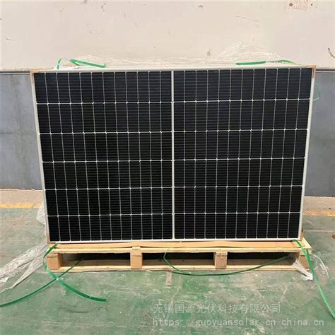 阿特斯通威叠瓦组件单晶双面550w585w590w600w72片双面透明背板光伏组件