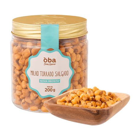 Milho Torrado Salgado Natural Oba Bem Querer 200 G Oba Hortifruti