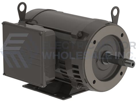 00736os1c213jm Weg 75hp 1 Phase Close Coupled Pump Motor 12724449