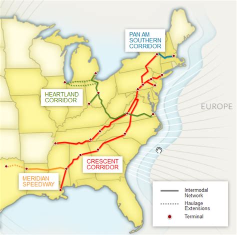 Norfolk Southern System Map