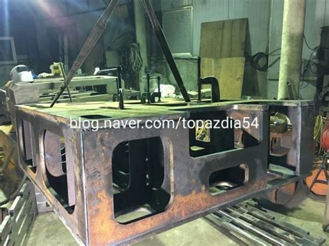 용접 구조물 제작 양산 지그 제작 Nc정밀 가공 품 네이버 블로그