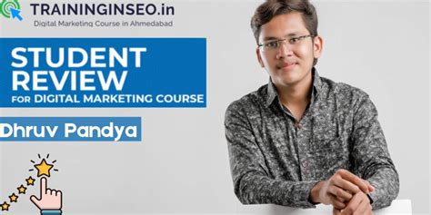 How Dhruv Pandya Got His Dream Job With Digital Marketing Training