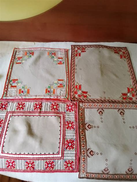 Продавам карета Плетиво бродерия Ръчно изработени 2бр с размери40 42см 2бр 42 48см