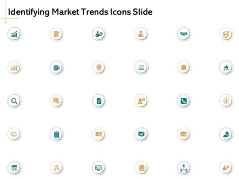 Identifying Market Trends Icons Slide Ppt Model Summary Pdf