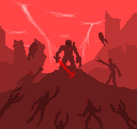Doom Slayer Pixel Art