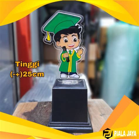 Jual Piala Patung Wisuda Akrilik Tatakan Hitam Shopee Indonesia