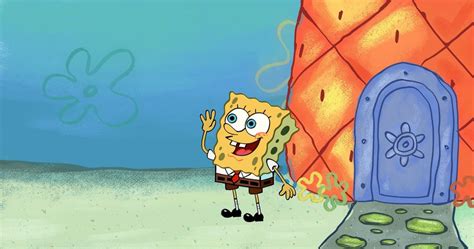 Tried Drawing Both A Background And Spongebob In The Season 1 Style R Spongebob