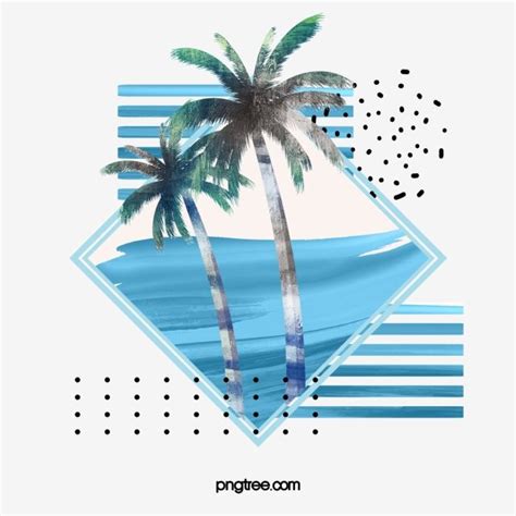 현대 여름 일러스트 기하학적 물 리플 요소 미술 구성하다 식물 Png 일러스트 및 Psd 이미지 무료 다운로드 Pngtree Drip Art Tshirt