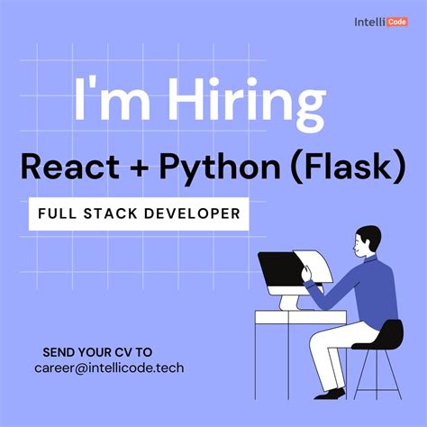 Urgent Hiring📢 Position React Python Flask Developer Location