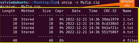 The “unzip” Command In Linux 7 Practical Examples