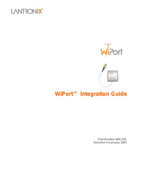 Lantronix Wiport User Manual