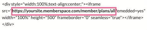How To Embed A Member Plan Sign Up Link On Your Website MemberSpace