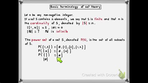 Discrete Structures Lecture 13 Segment 2 Intro To Set Theory