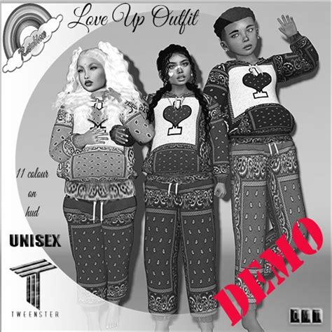 Second Life Marketplace Rbs Love Up Outfit Tweenster Demo