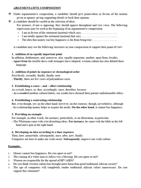 Argumentative Composition 1 Pdf Social Psychology Behavioural