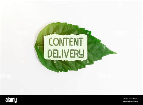 Writing Displaying Text Content Delivery Internet Concept