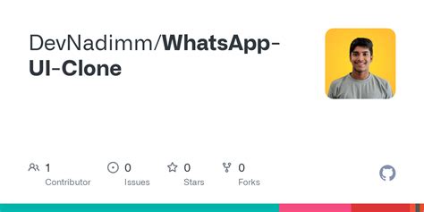 Github Devnadimmwhatsapp Ui Clone