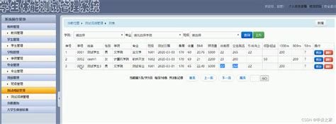 学生体能测试管理系统的设计与实现论文源码jsp220体能测试数据管理系统的设计与实现论文 Csdn博客