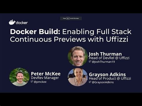 Free Video Docker Build Enabling Full Stack Continuous Previews With Uffizzi From Docker