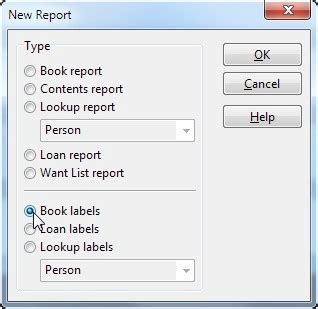 How Do I Set Up A Label Report