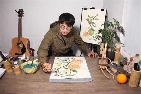 满橙尽是茶花香 钟进铃 站酷ZCOOL